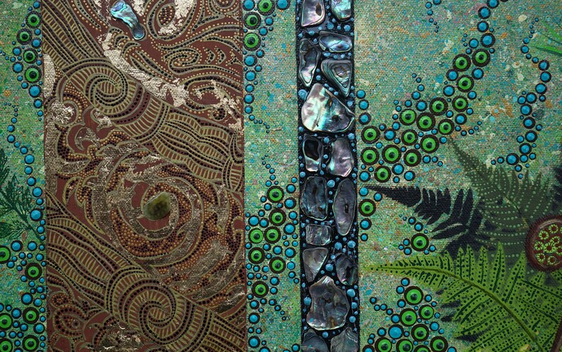 New Zealand Harmony, Abstract Painting, Original Acrylic Painting on ...