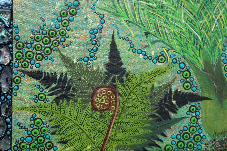 New Zealand Harmony, Abstract Painting, Original Acrylic Painting on ...