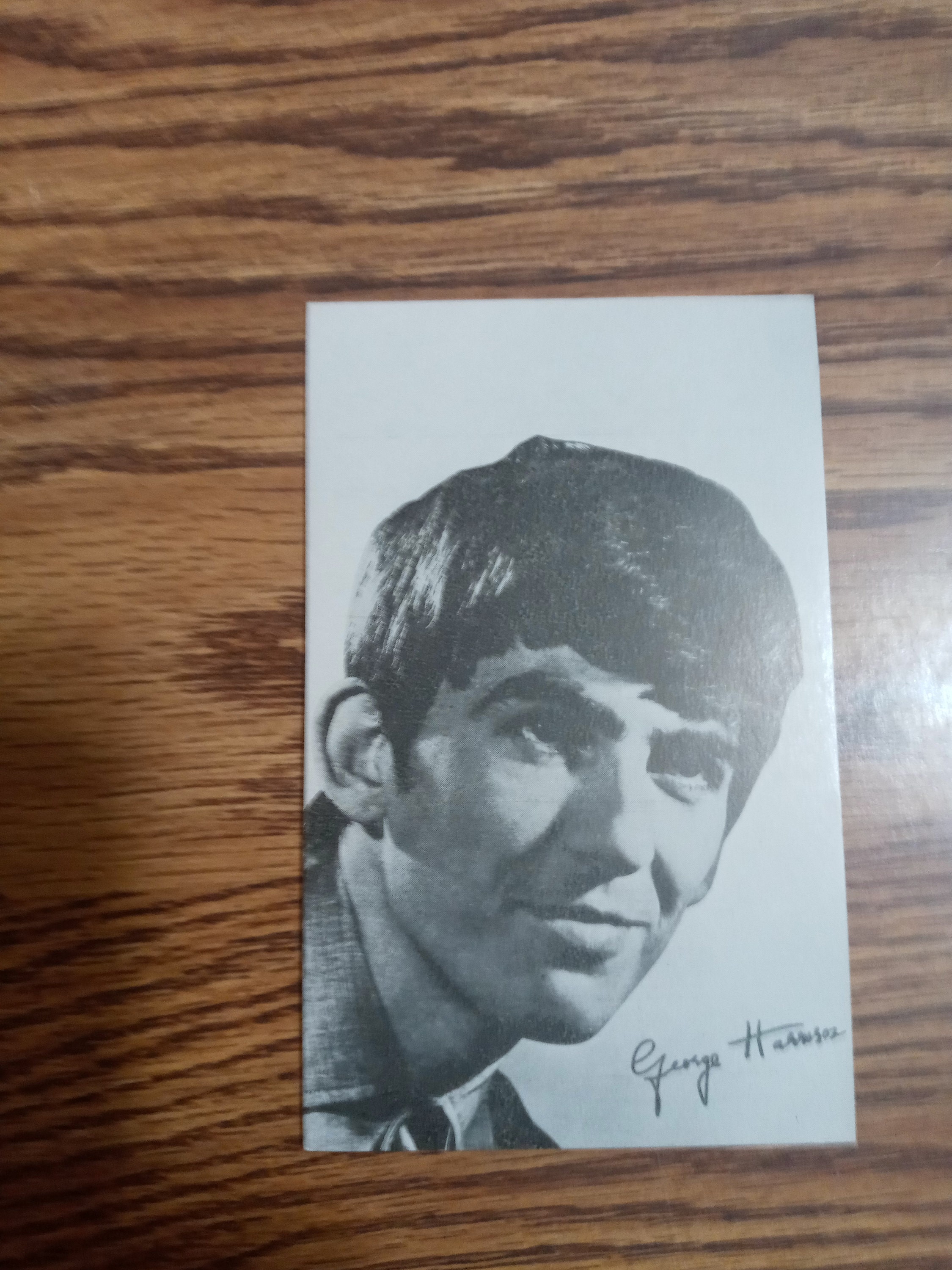 Vintage Beatles George Harrison Arcade Card 1970's - Etsy