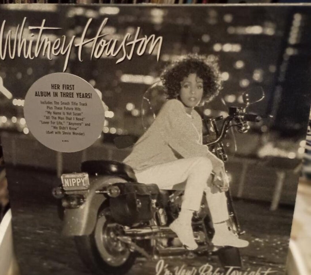 Near Mint WITH Hype Sticker Whitney Houston I'm Your Baby Tonight Vinyl ...