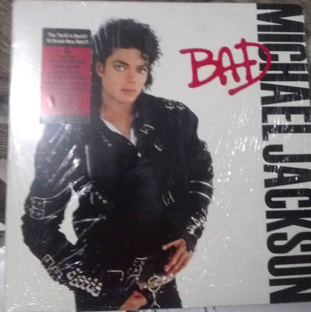 SEALED Michael Jackson BAD Original Pressing Vinyl Record Album Lp W ...