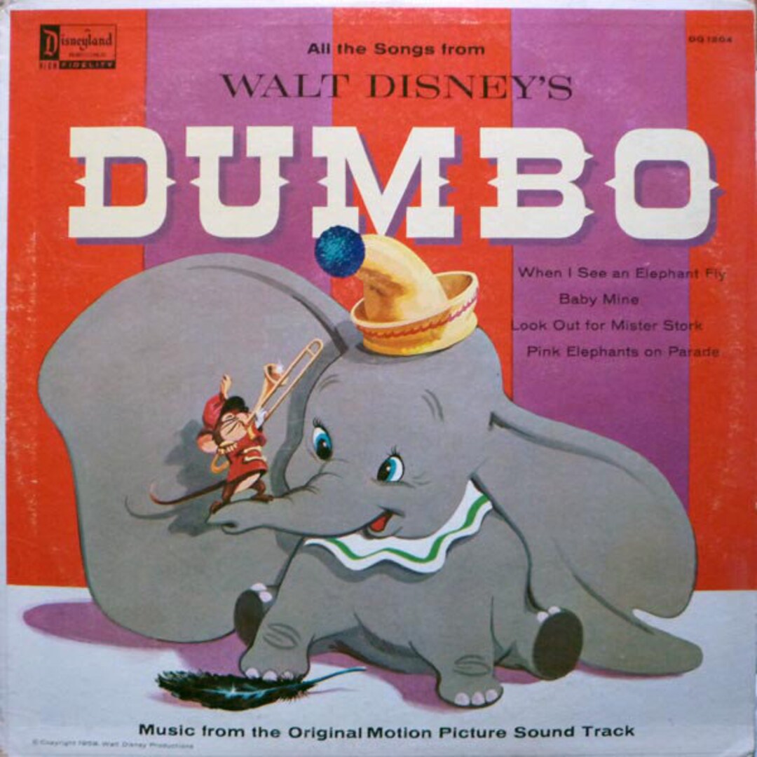 Walt Disney Dumbo Soundtrack 1963 Vinyl Record Album Lp When I See ...