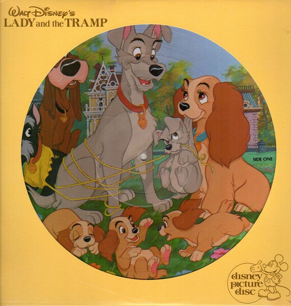NEW Walt Disney Lady and the Tramp Soundtrack Picture Disc | Etsy