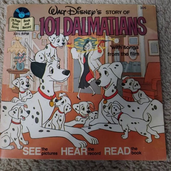 Walt Disney Productions Story and Songs From 101 Dalmatians - Etsy