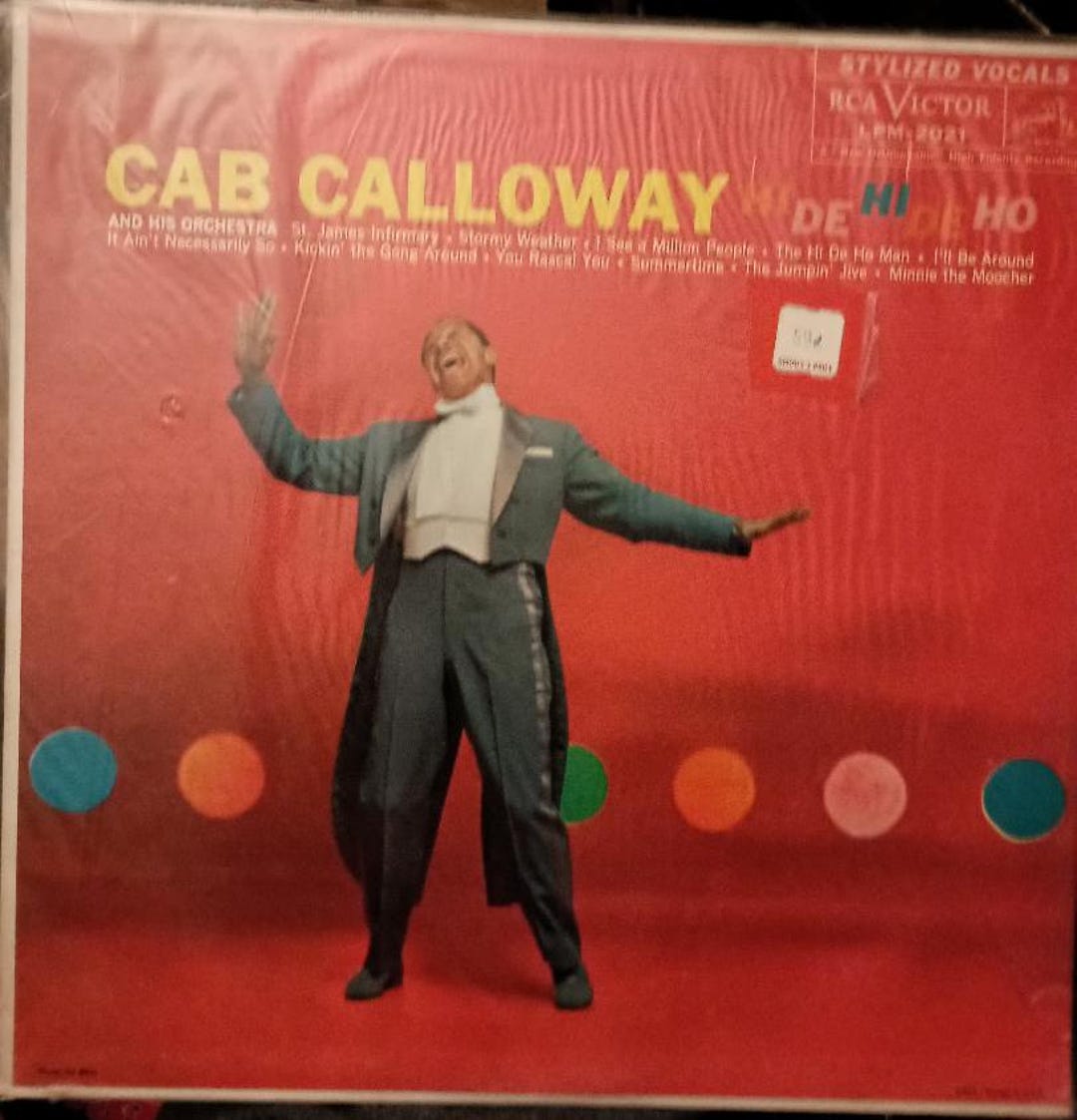 Crazy RARE STILL SEALED Cab Calloway Hi De Hi De Ho Orig Mono Vinyl ...