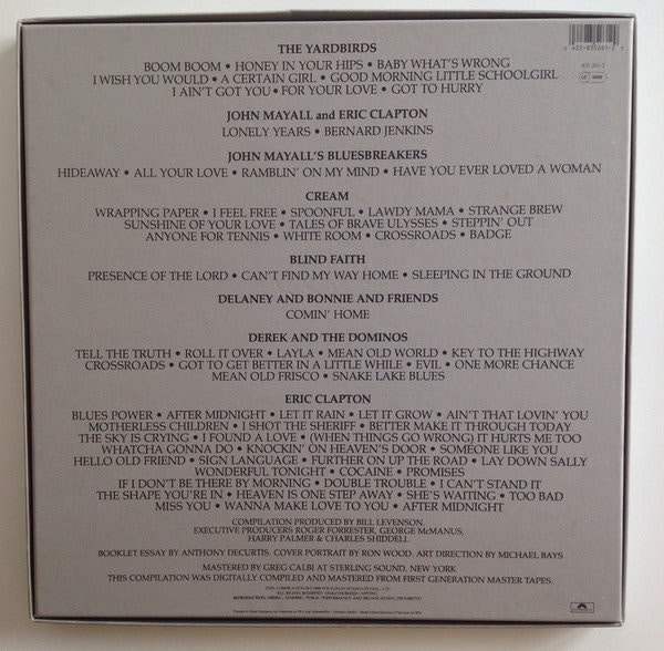 NM Eric Clapton Crossroads 4CD BOX SET W/ Book Cream, Blind Faith ...