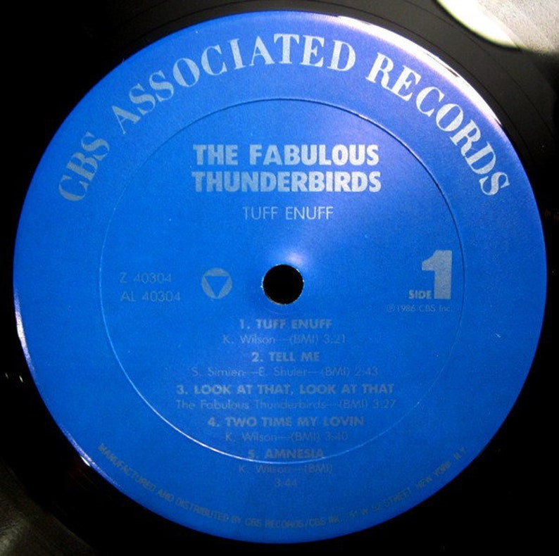 The Fabulous Thunderbirds Tuff Enuff Orig Pressing Vinyl - Etsy