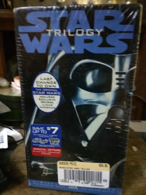 SEALED Unaltered Original Star Wars Trilogy Vhs A New Hope Empire Strikes Back Return of the Jedi No Greedo Shooting First Yoda R2D2 C3PO Etsy Canada