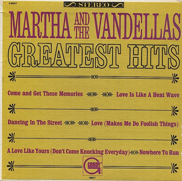 NEW Martha Reeves and the Vandellas Greatest Hits Vinyl Record Album Lp ...