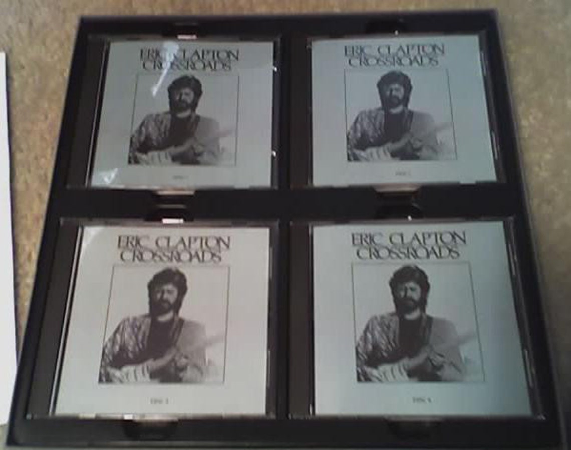 NEW Eric Clapton Crossroads 4CD BOX SET w/ Book Cream Blind | Etsy