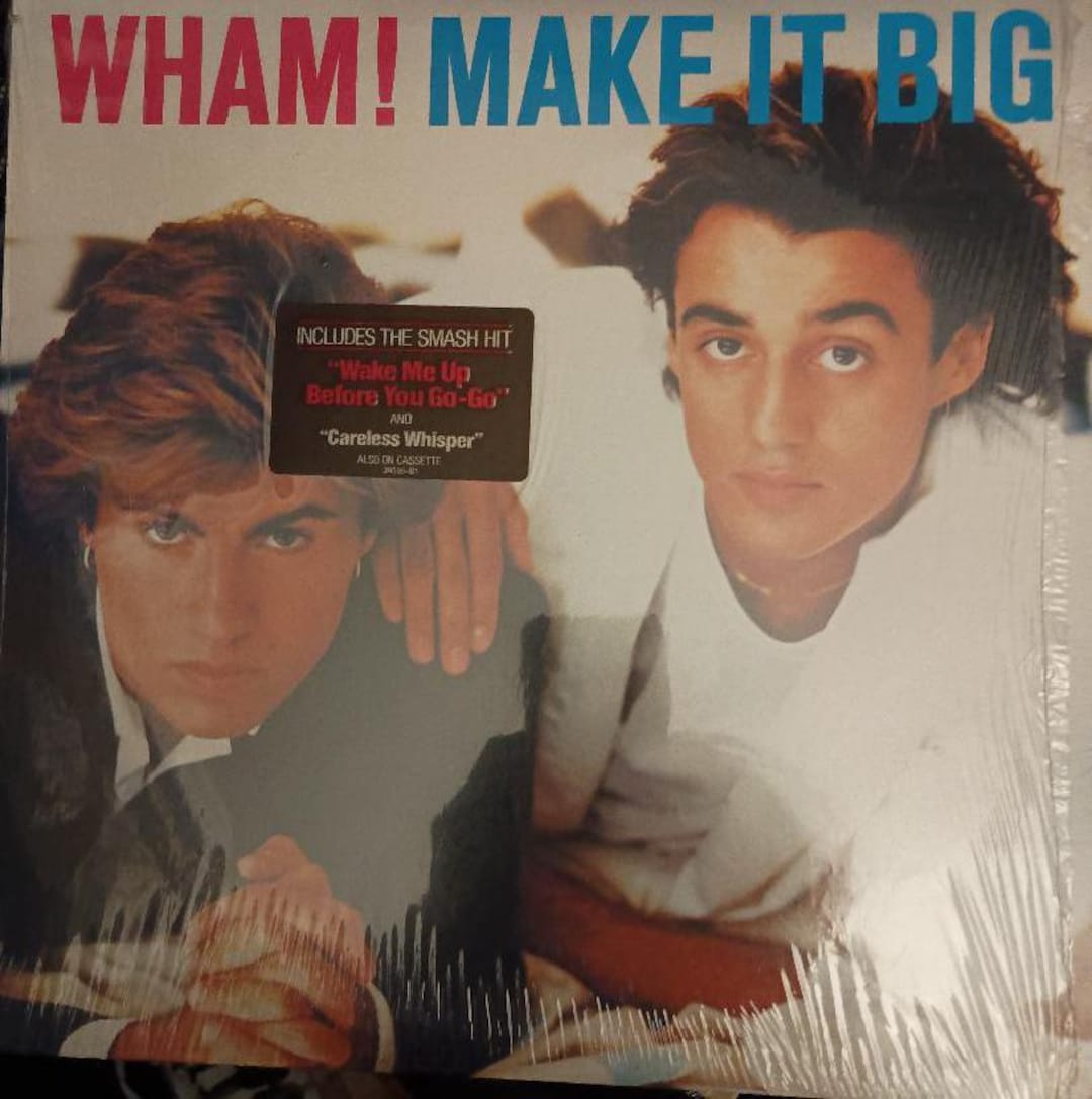 Wham Make It Big Orig Press Vinyl Record Album Lp in Shrink W/ Hype ...