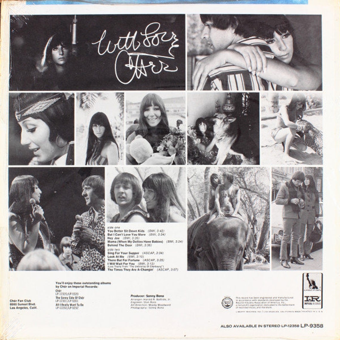 NEW Cher With Love Mono Vinyl Record Album Lp FACTORY SEALED - Etsy