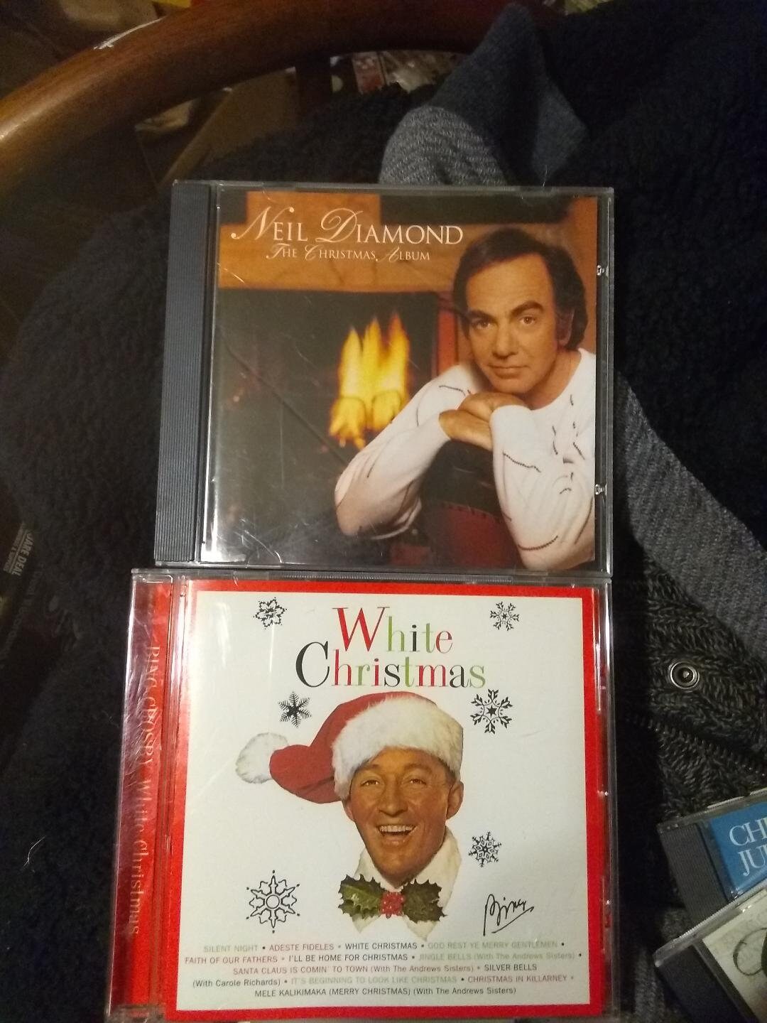 Bing Crosby White Christmas & Neil Diamond the Christmas Album CD 2pack Silent Night Jingle ...