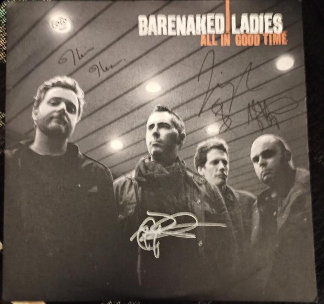 W@W Barenaked Ladies JSA Certified SIGNED All in Good Time Orig Pressing Vinyl Record Album Lp W ...