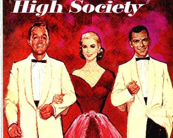 Vintage high Society Record Album Cover Vintage Album Art, Vinyl Record ...