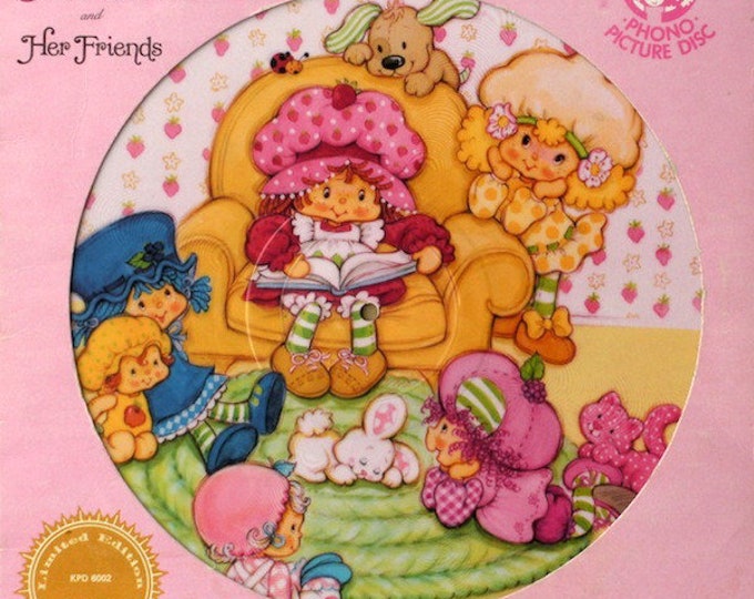 Strawberry Shortcake and Friends Picture Disc Vinyl Record Album Lp - Etsy