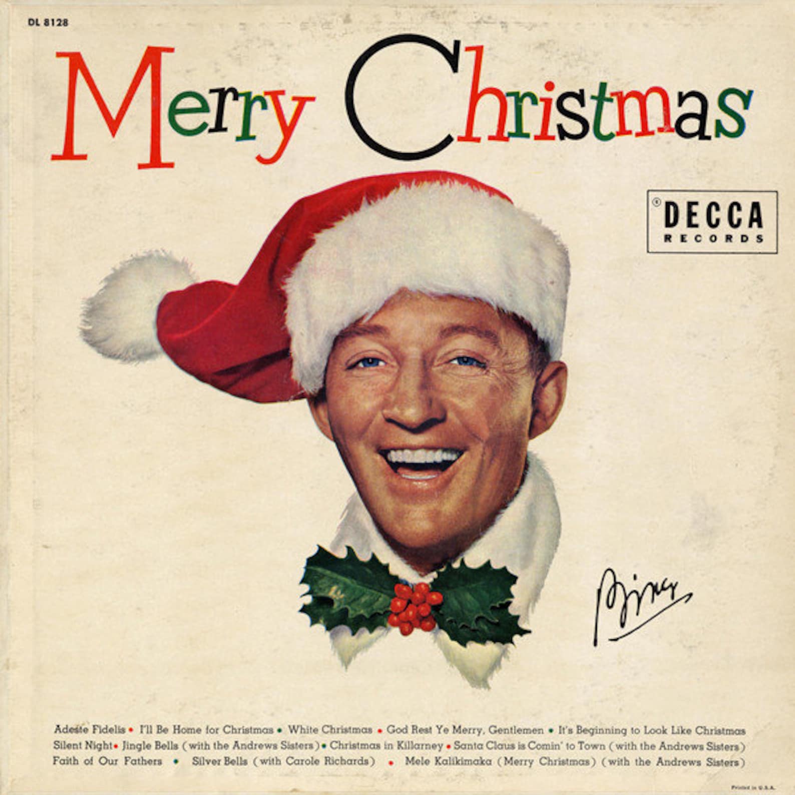 Bing Crosby Merry Christmas Vinyl Record Album White Christmas Silent ...