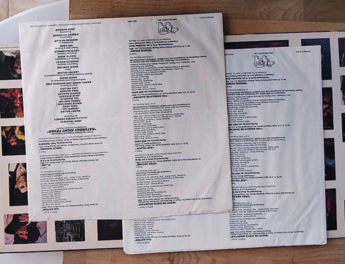 Saturday Night Fever Soundtrack Orig Press Dbl Vinyl Record Album Lp ...