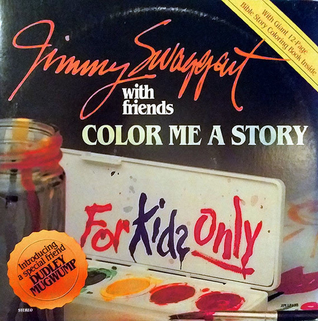 NEW Jimmy Swaggart Color Me a Story Vinyl Record Album Lp W/ Coloring ...