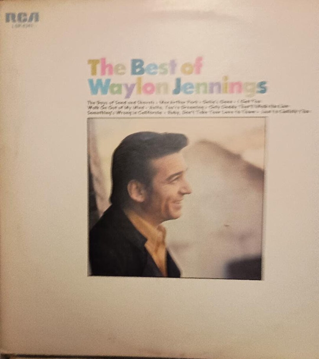 Waylon Jennings Greatest Hits Best of Vinyl Record Album Lp Delia's ...