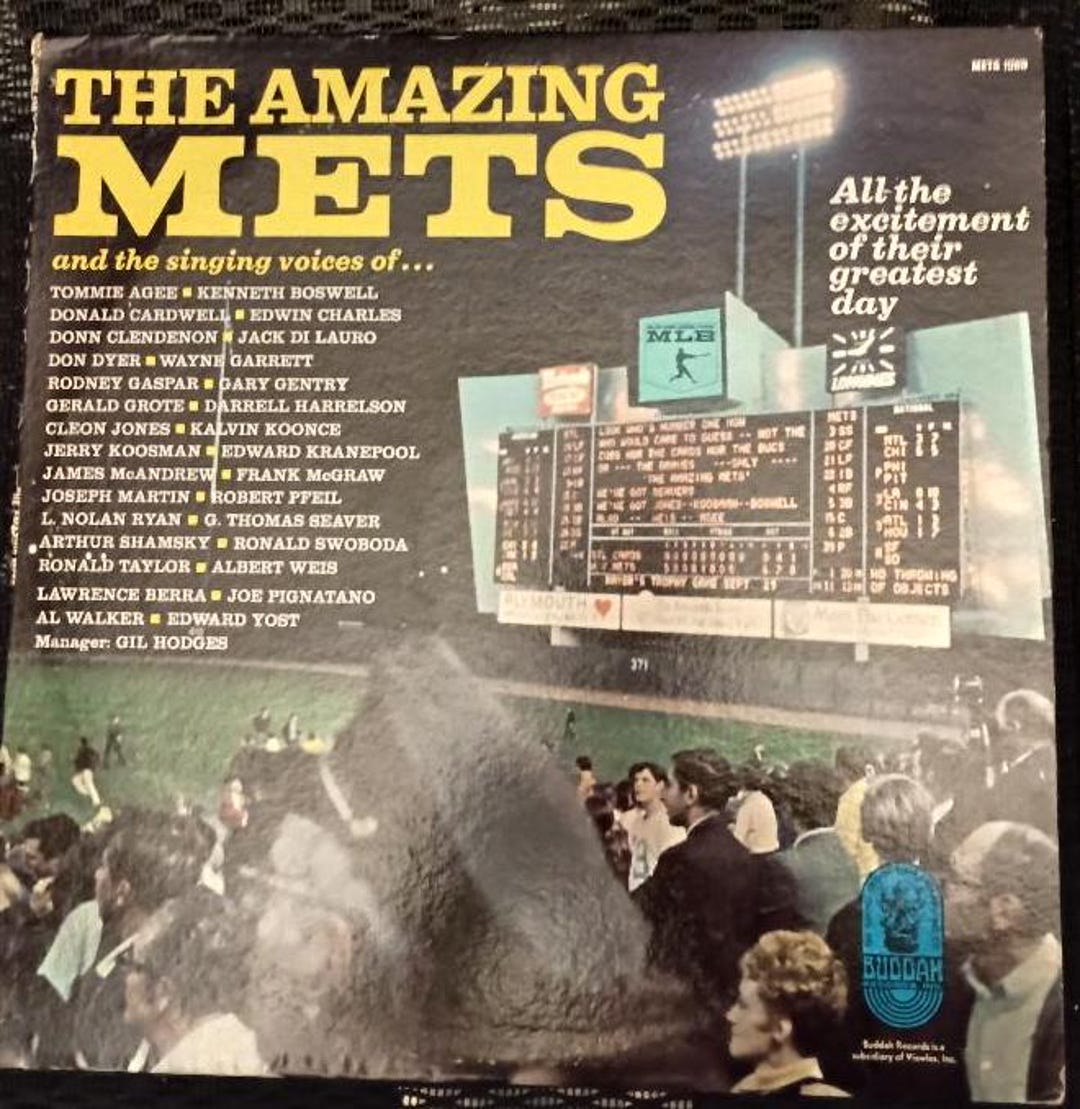 The Amazing Mets 1969 Orig Pressing Vinyl Record Lp Album Tom Seaver ...