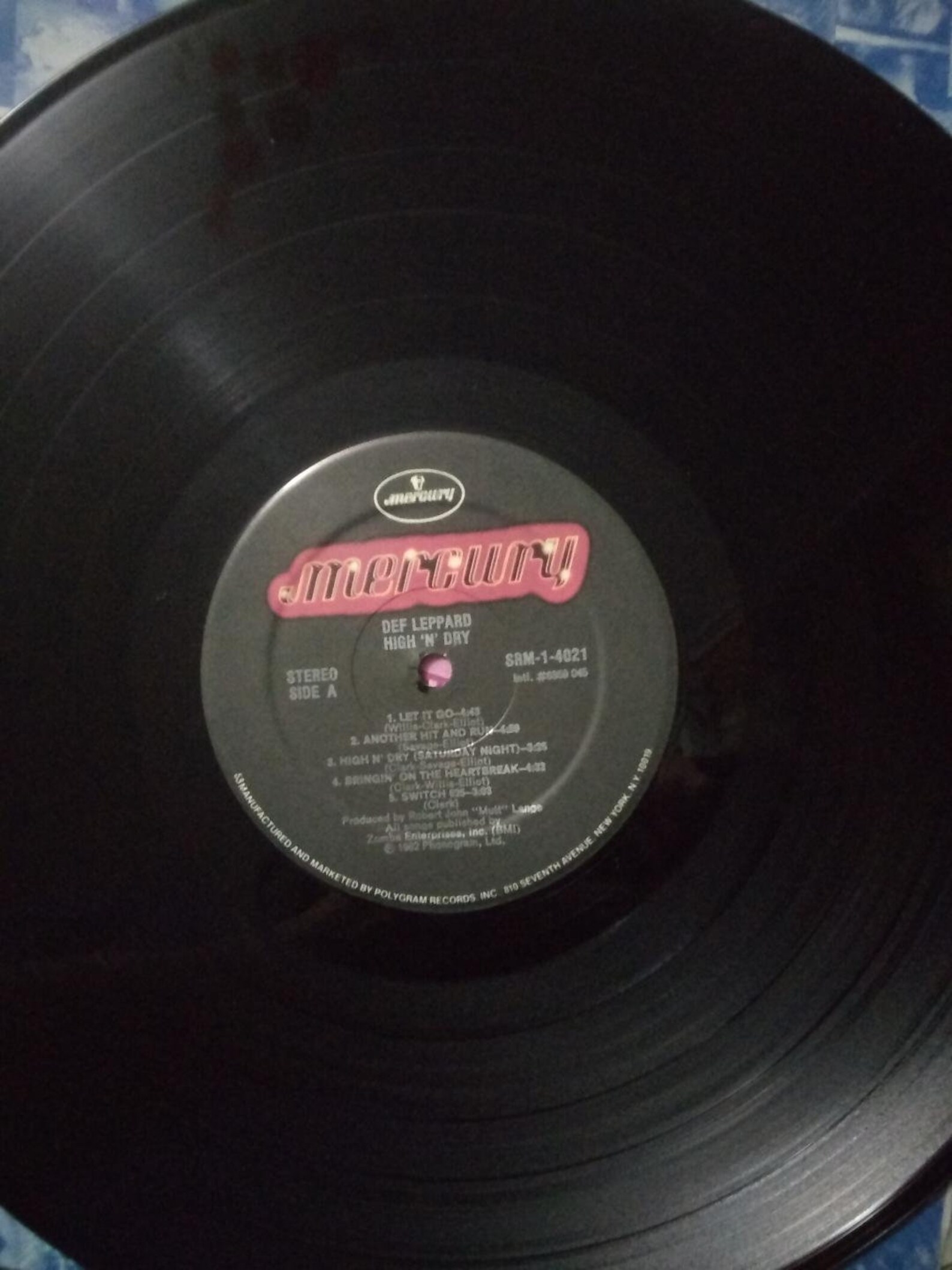 Def Leppard High N Dry Vinyl Record Album Lp Original Pressing W ...