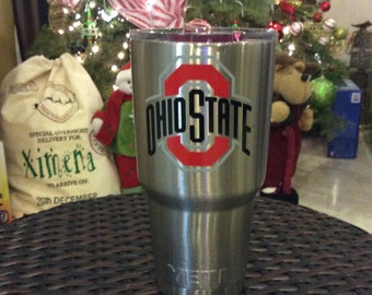 Ohio state yeti | Etsy