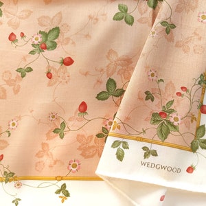 WEDGWOOD Vintage Handkerchief Strawberry 19.5 X 19.5 I Free Delivery on ...