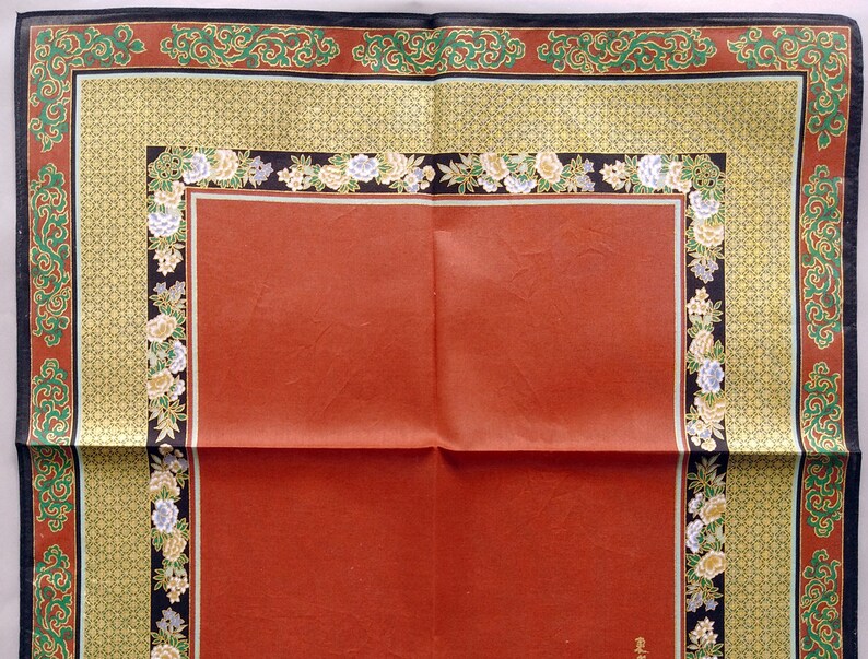 Vintage Japanese Mandala Handkerchief - To-ji Temple Kyoto Souvenir 18 ...
