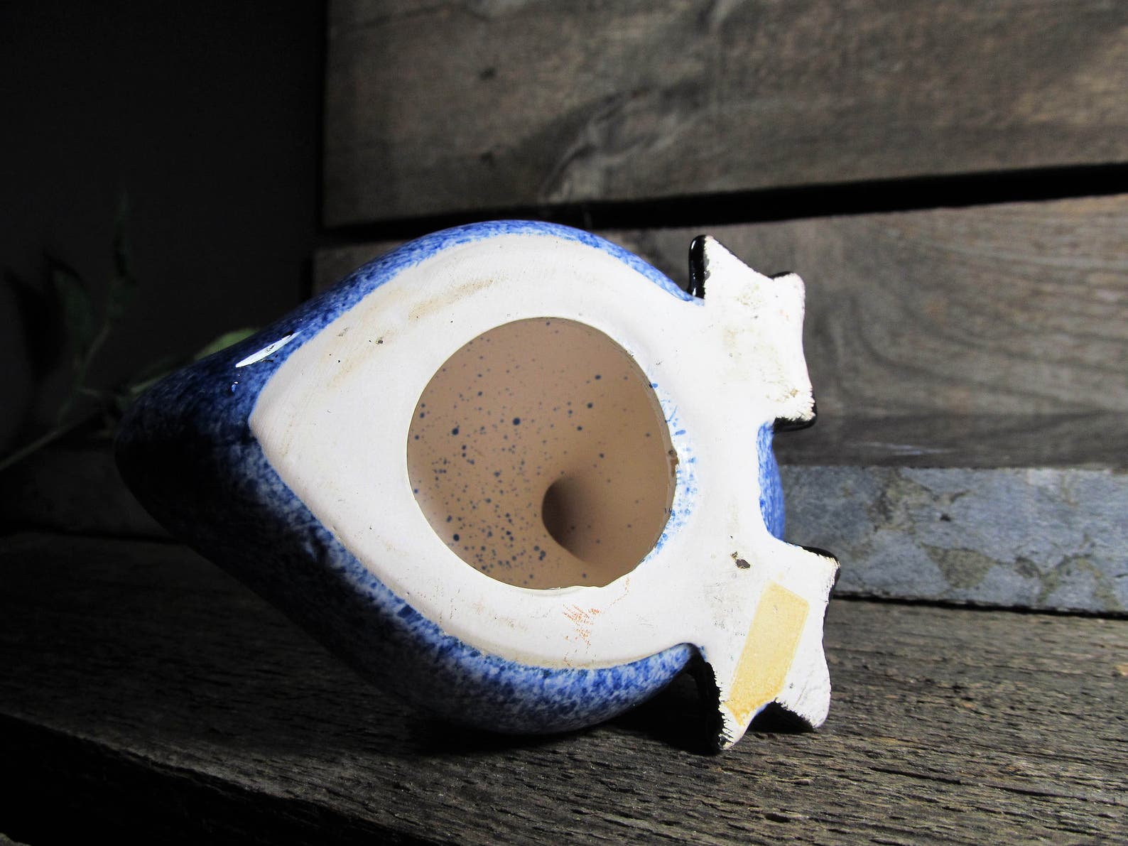 Vintage Blue Delph Porcelain Duck Figurine Country Home - Etsy