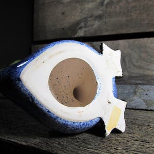 Vintage Blue Delph Porcelain Duck Figurine Country Home - Etsy