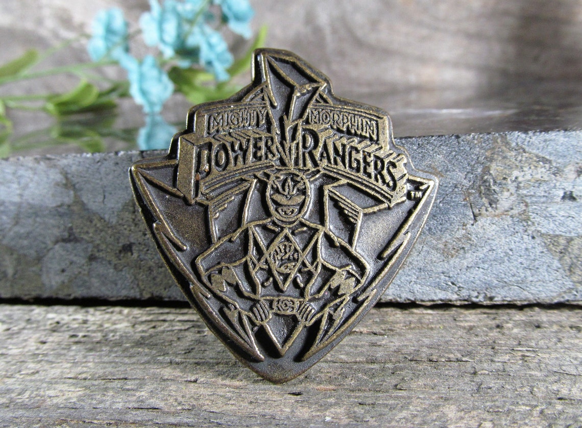 Mighty Morphin Power Rangers Rare & Original Belt Buckle | Etsy
