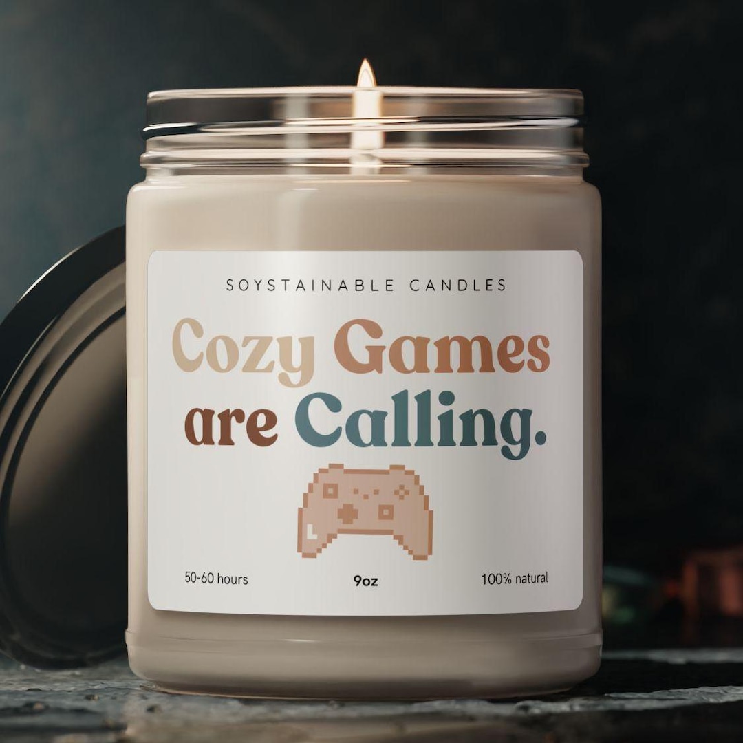 Soy Candle, Cozy Games Are Calling, Gaming Candle, Video Game Candle ...