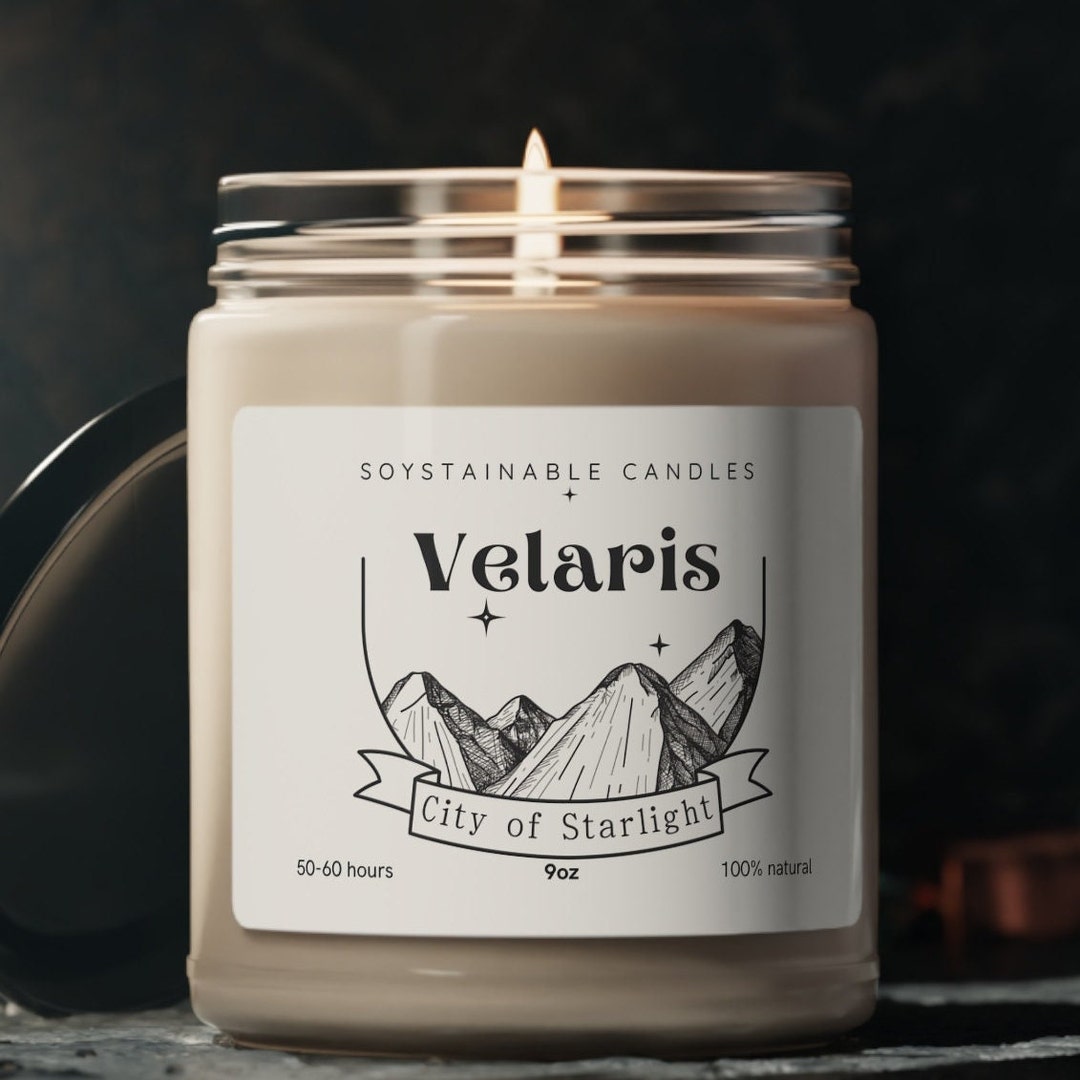 Velaris, City of Starlight Candle, ACOTAR Themed Candle, Scented Soy ...
