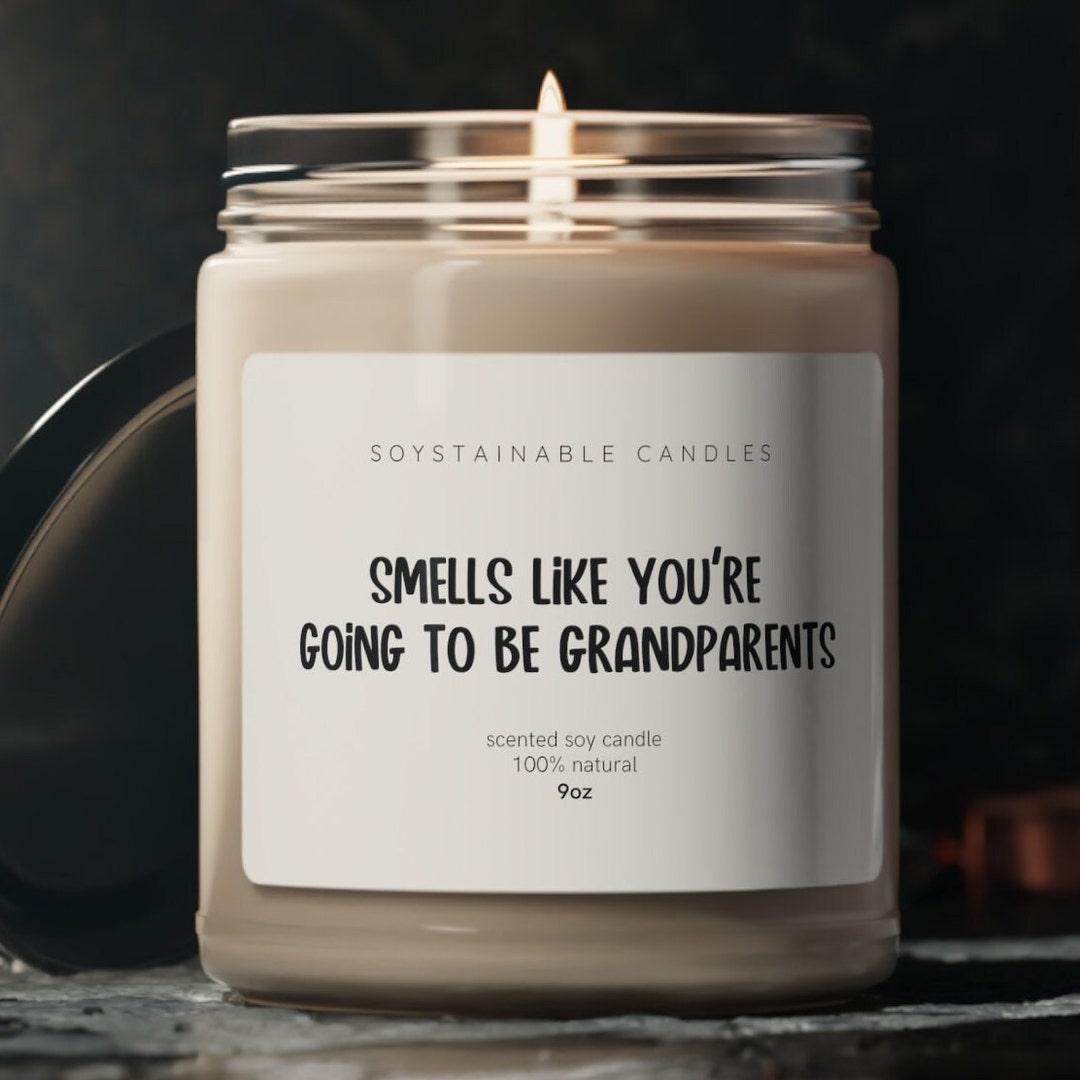 Pregnancy Announcement Candle | Smells Like You're Going to Be ...