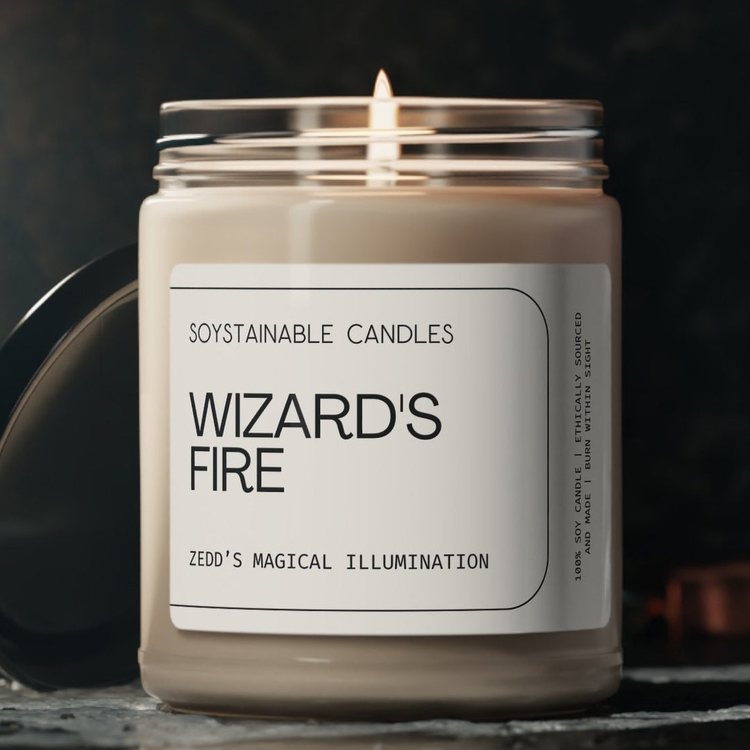 Legend of the Seeker Inspired Candle | Wizard's Fire | Zedd's Magical ...