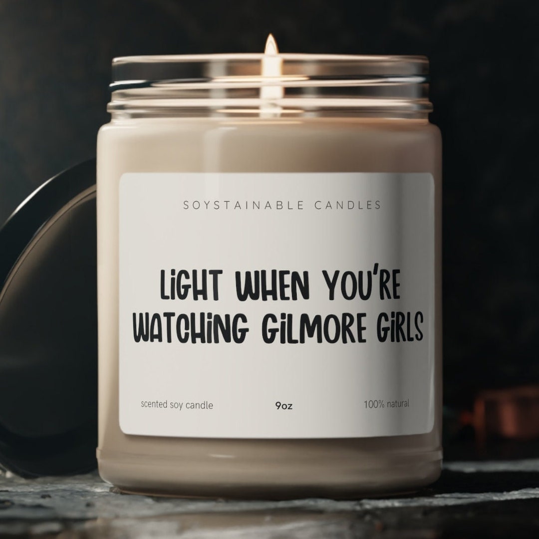 Light When You're Watching Gilmore Girls Candle | Cozy TV Show Inspired ...