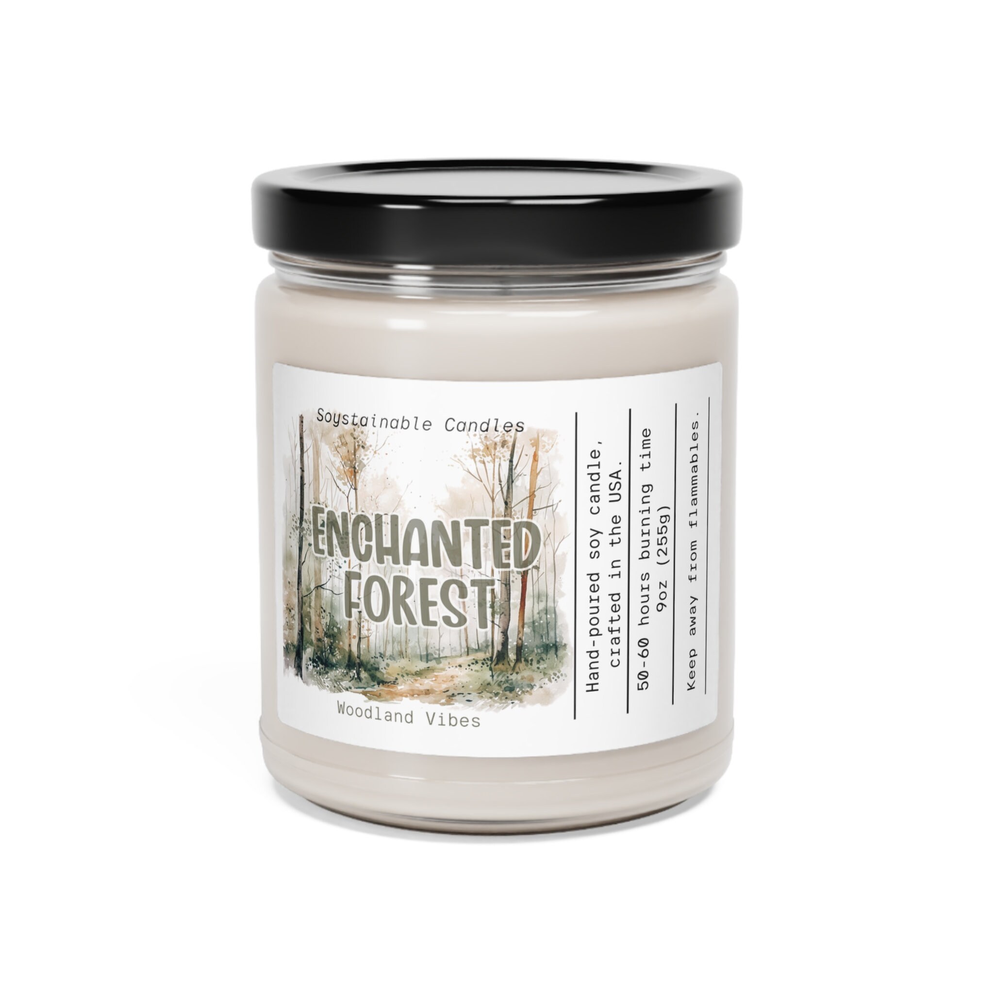 Enchanted Forest Candle | Magical Woodland Vibes | Forest Scented Soy ...