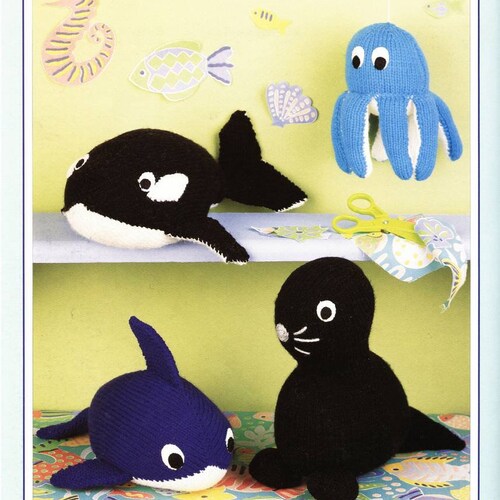 Dolphin Knitting Pattern PDF Instant Download - Etsy