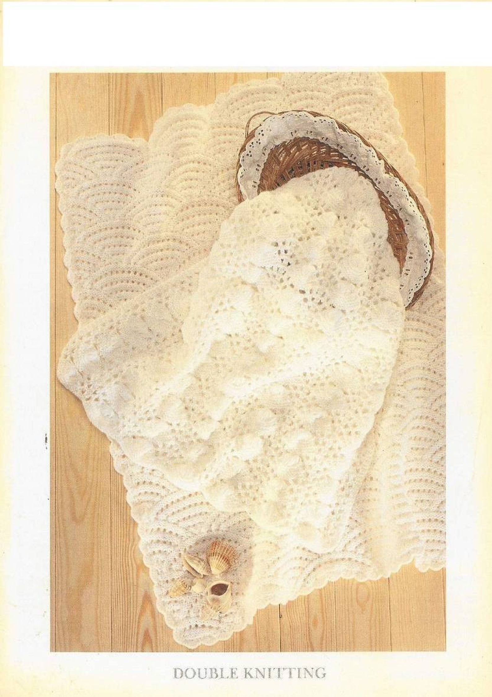 Vintage Knit Pattern Set of 2 Baby Pram Covers Shawls Blankets - Etsy