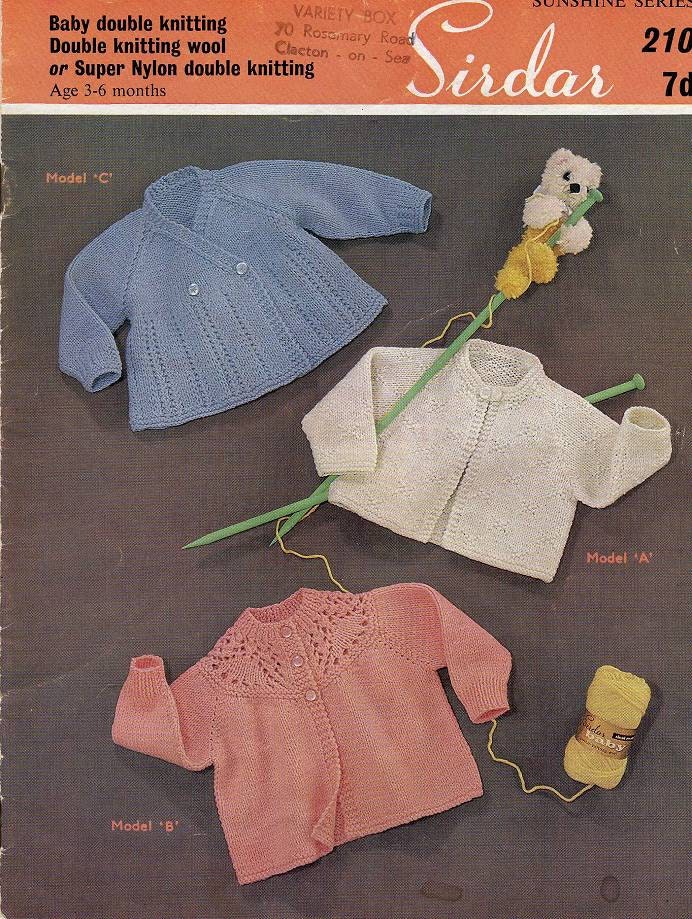 Vintage Knit Pattern Sirdar Matinee jackets to knit for Baby | Etsy