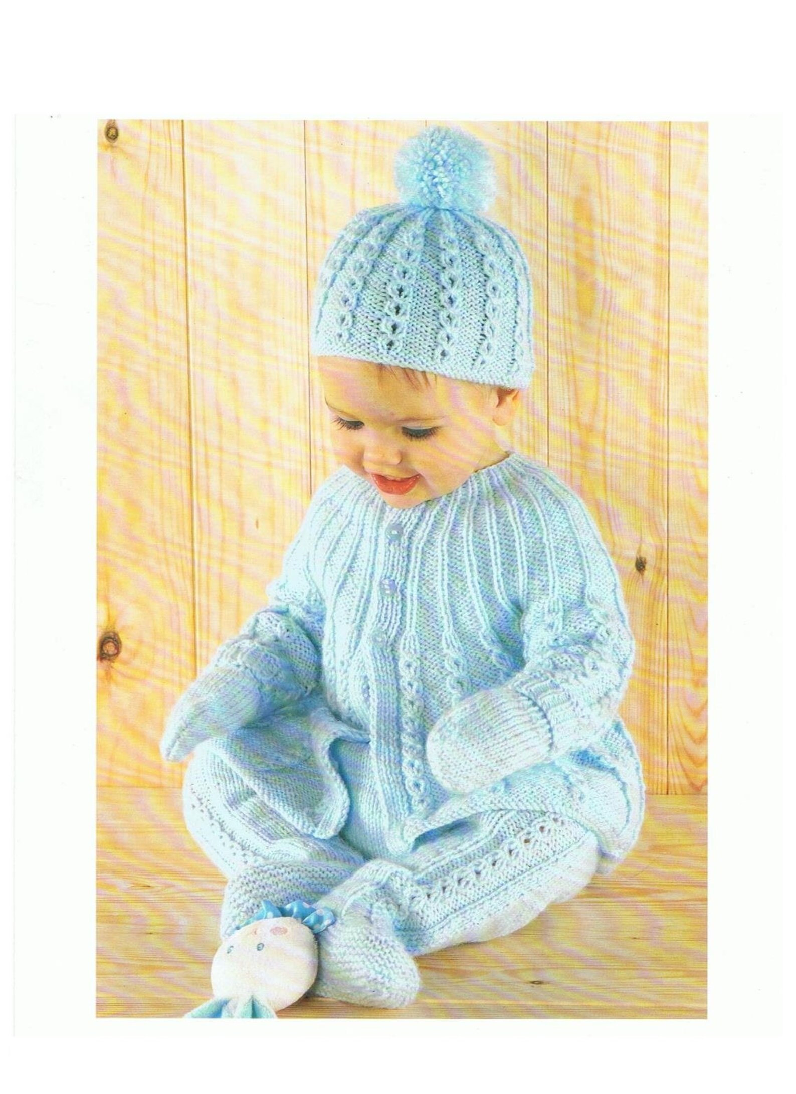 Vintage Knit Pattern Pdf Baby Pram Set Instant Download - Etsy