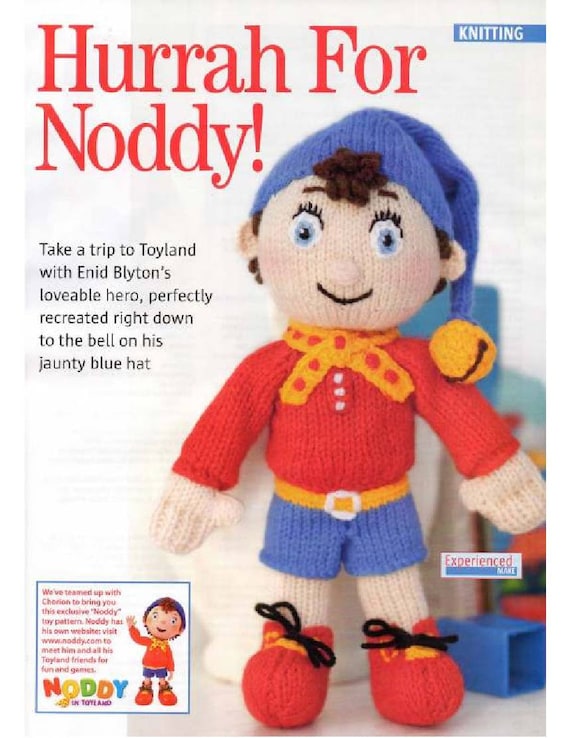 Vintage Pdf Knit Noddy Toy Pattern Digital Download Knitting - Etsy ...
