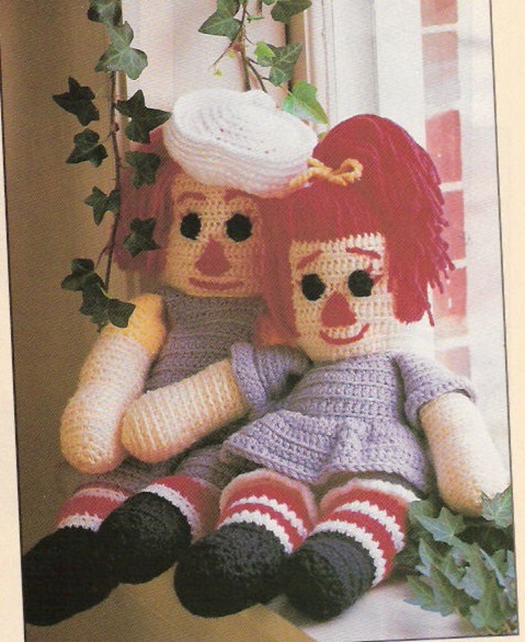 Vintage Crochet Rag Dolls Toys Instant Download Crochet Pattern - Etsy