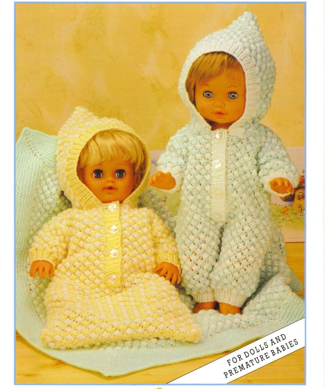 Pdf Knit Doll Clothes 12 to 20 Inch Baby Dolls Premature Babies Instant ...