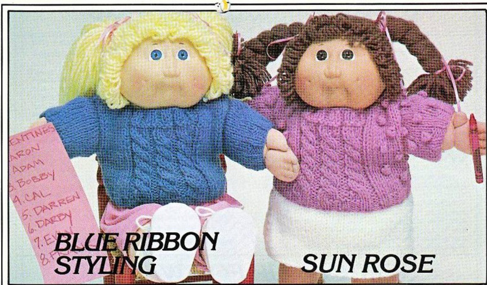 Knitting Pattern for Cabbage Patch Kids Doll 23 Designs | Etsy