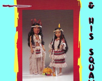 Indian Squaw Doll - Etsy