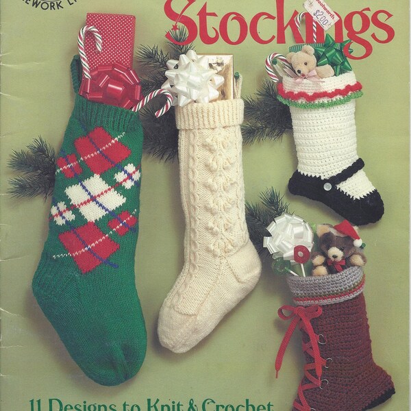 Vintage Stocking Pattern - Etsy