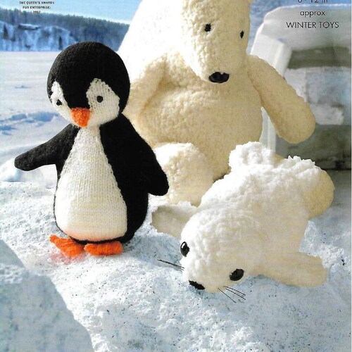Seal Family Knitting Pattern PDF - Etsy