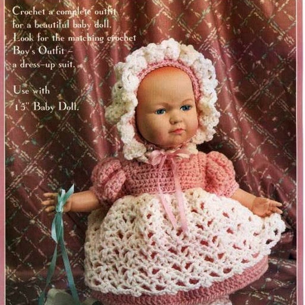 Vintage Crochet Doll - Etsy